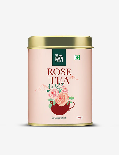 Rose Tea | Rose Green Tea | Rose Petal Tea - The Pahadi Story